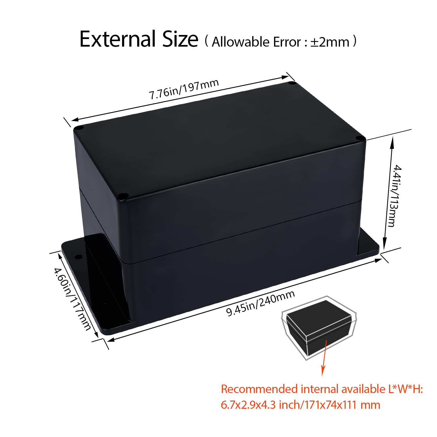 TG4THT-Junction Box IP65 Waterproof Dustproof ABS Plastic Universal ...