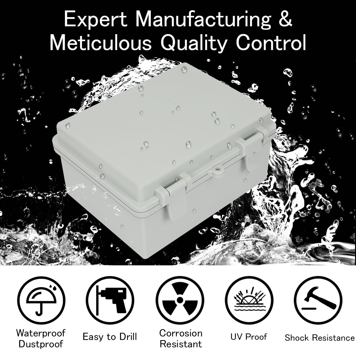 TG4THT-Junction Box IP65 Waterproof Electrical Box Outdoor ABS Plastic ...