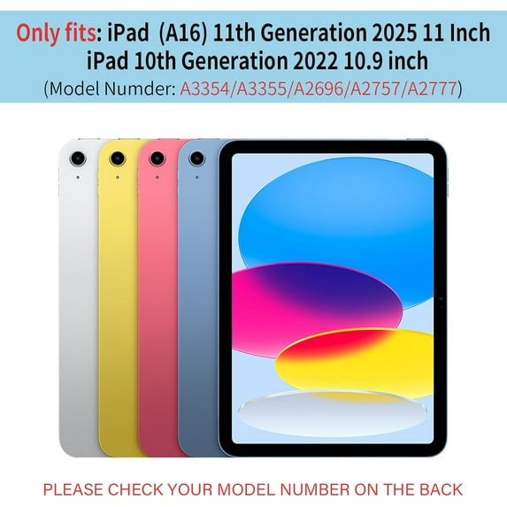 TG4THT-Keyboard Case for iPad (A16) 11th Generation 11 Inch 2025, iPad ...