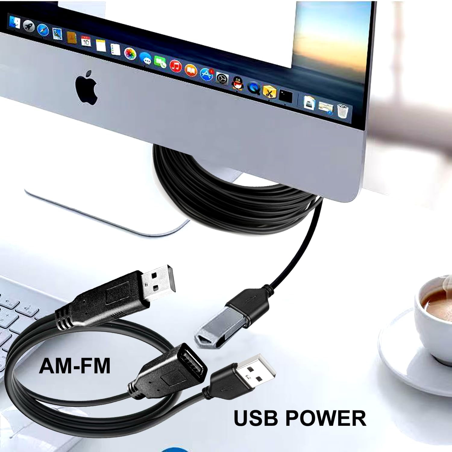 TG4THT-Long USB 2.0 Extension Cable 30FT with Power,Long USB2.0 A Male ...