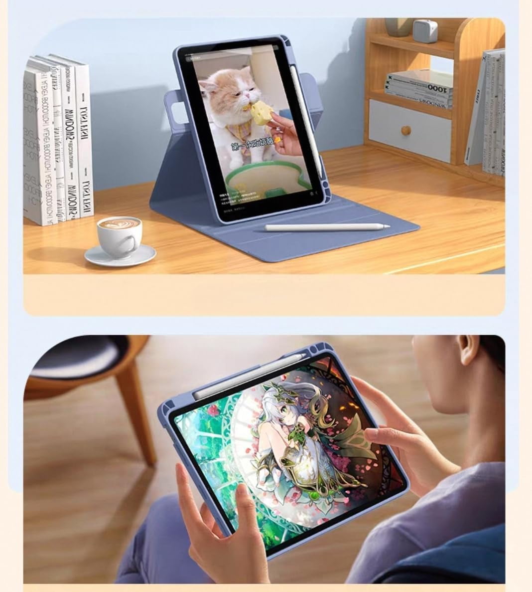 TG4THT-Magnetic Case for iPad 11 inch 2025(A16) / iPad 10th Generation ...