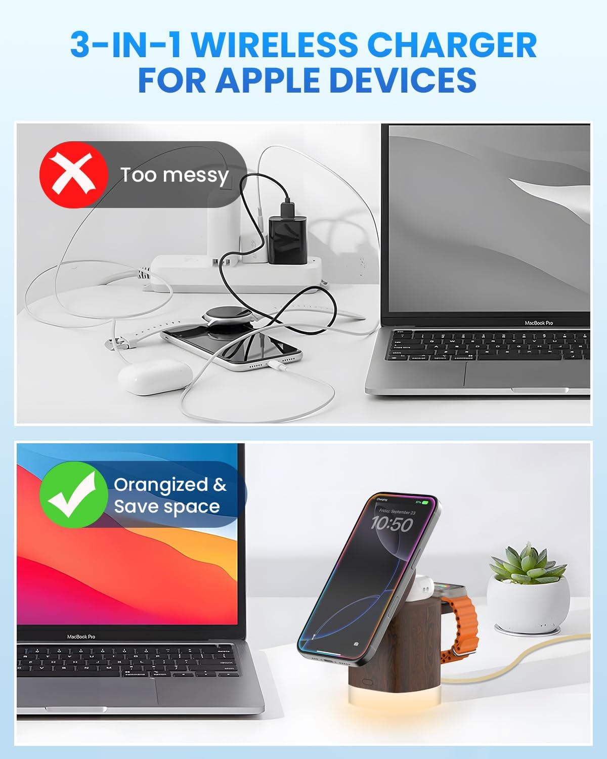 TG4THT-Phone Wireless Charging Station for Travelers: Wireless Charging ...