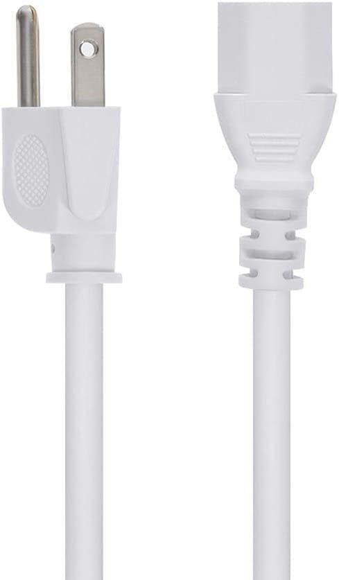 TG4THT-Power Cord - 10 Feet - White | NEMA 5-15P to IEC 60320 C13 ...