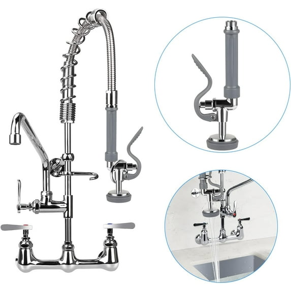 TG4THT-Pre Rinse Spray Valve with Handle Grip for Commercial Sink ...