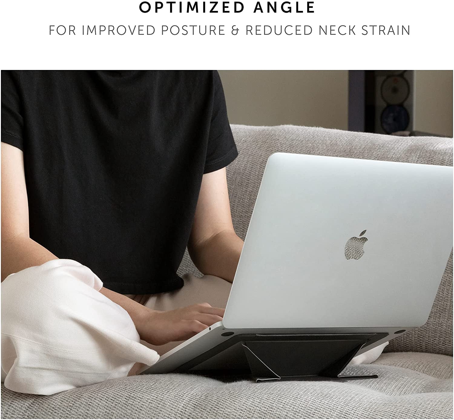 TG4THT-Rise Laptop Stand – Ultra-Slim Portable Folding Laptop Stand ...