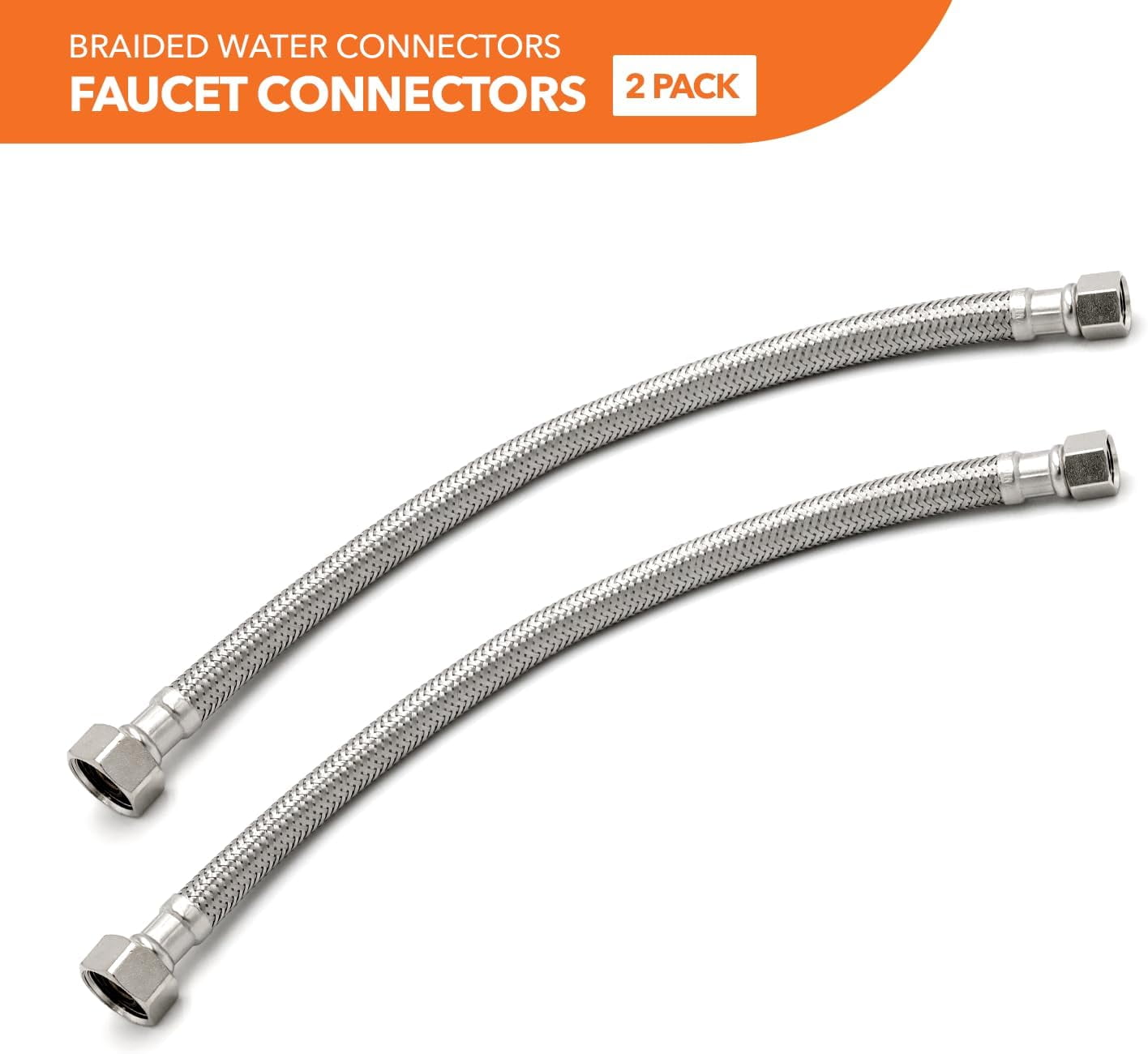 TG4THT-Stainless Steel Braided Water Connectors with Reinforced PVC ...