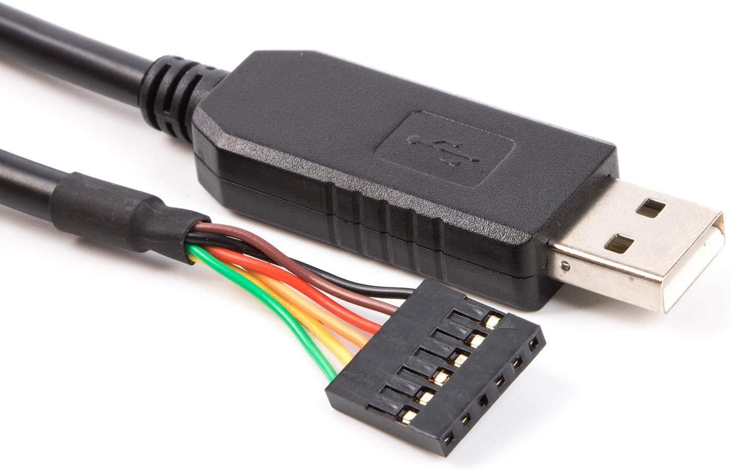 TG4THT-TTL-232R-3V3 USB to TTL Serial 3.3V Adapter Cable 6 Pin Female Socket Header UART Serial ...