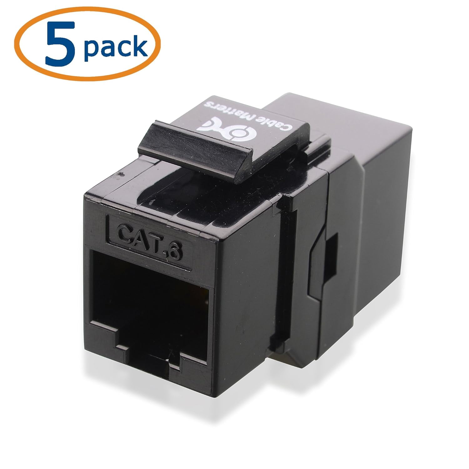 TG4THT-[UL Listed] 5-Pack 10Gbps Cat6 Keystone Coupler, RJ45 Keystone ...