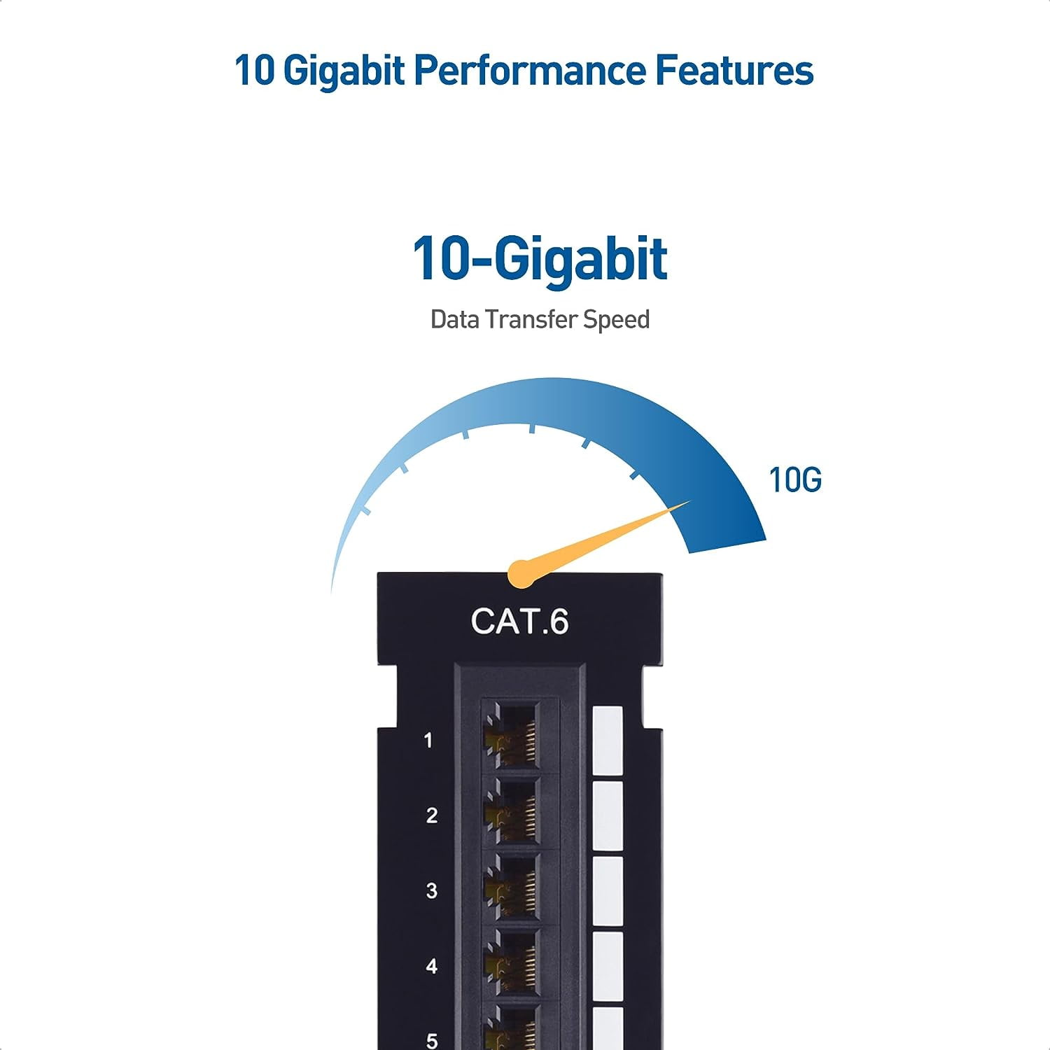 TG4THT-[UL Listed] Mini 12-Port Vertical Patch Panel with 89D Bracket ...