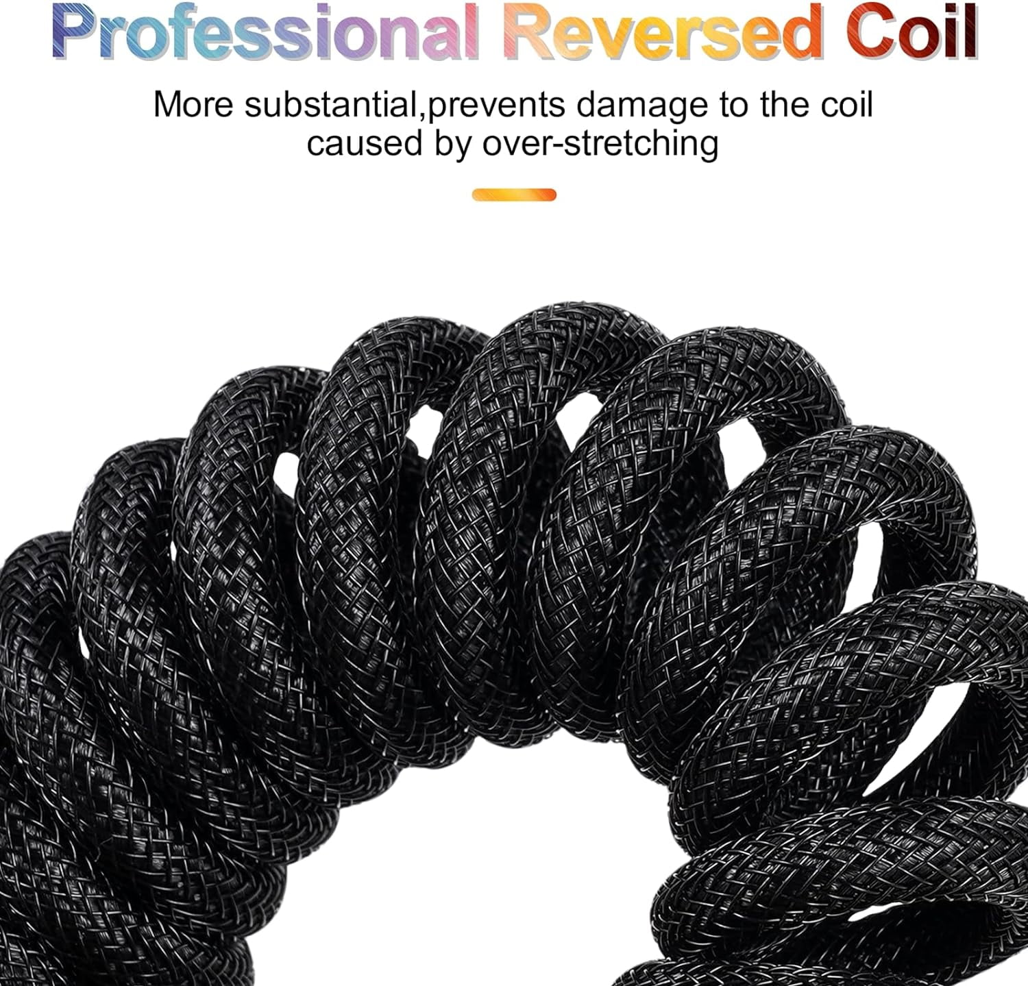 TG4THT-USB C Mechanical Keyboard Coiled Cable, Braided Double Sleeved ...