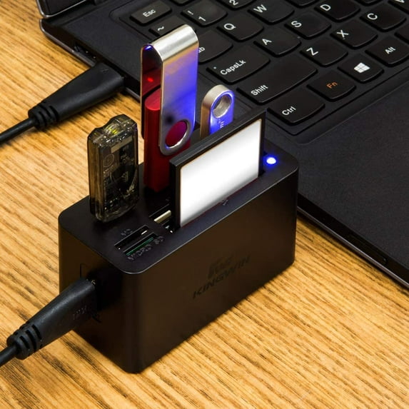 TG4THT-USB HUB Adapter w/ Memory Card Reader Writer & USB 3.0 HUB Combo ...