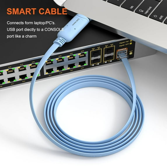 TG4THT-USB to RJ45 Console Cable 2pack, Essential Tool for Cisco ...