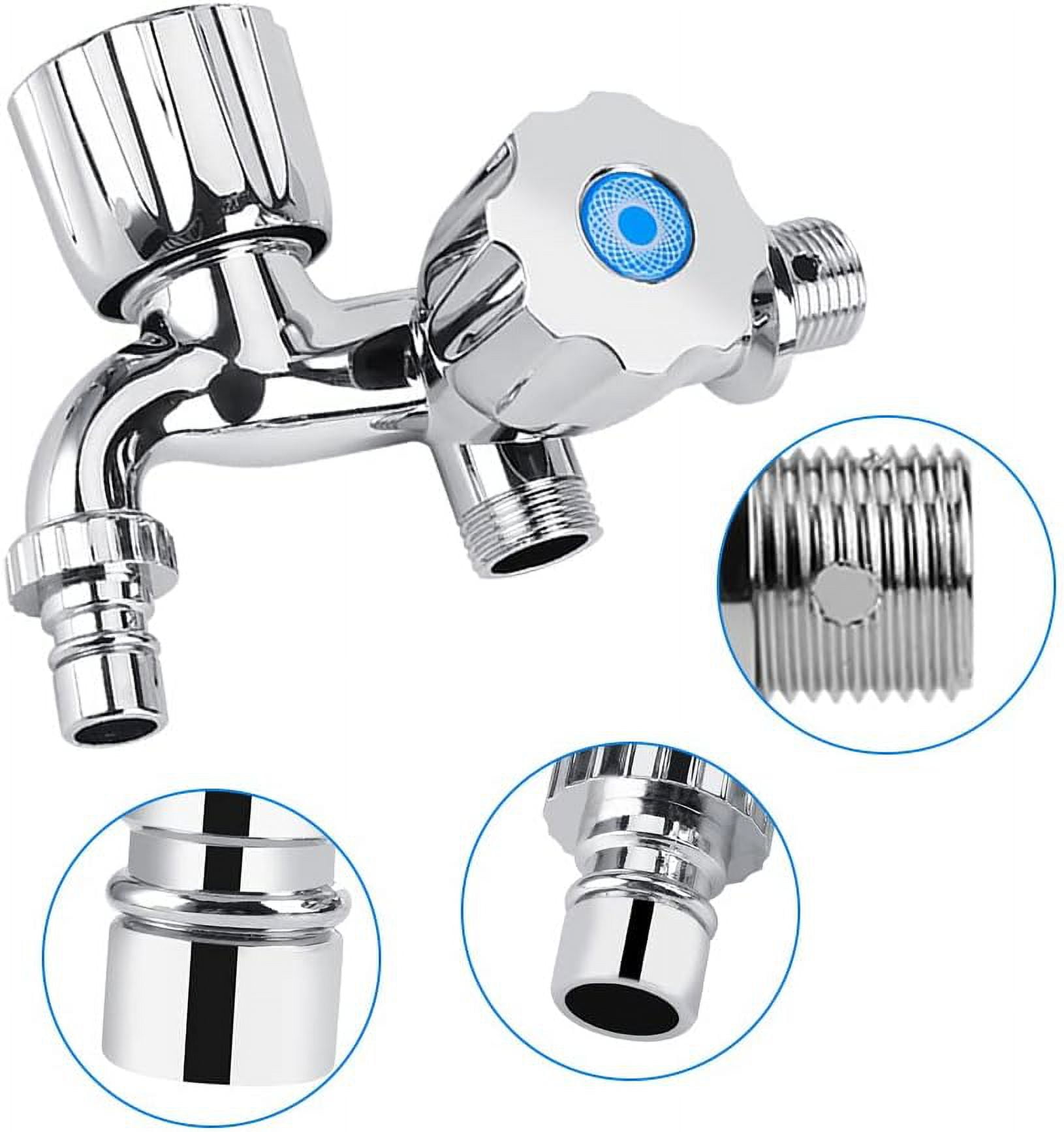 TG4THT-Washing Machine Dual Port Faucet, Water Mixed Tap Sink Basin ...