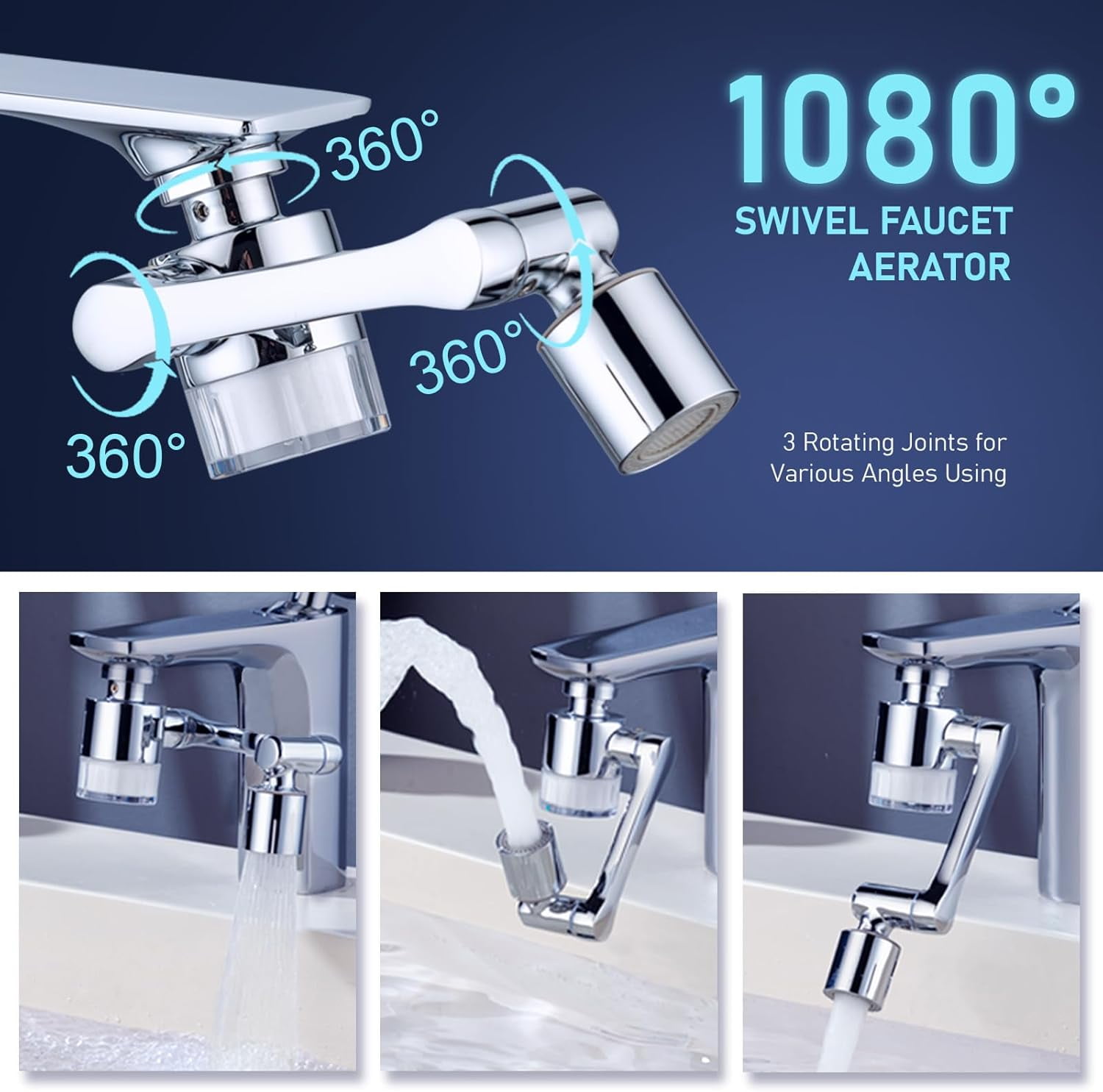 TG4THT-Water Filter for Sink Faucet Extender Aerator, Reduce Chlorine ...