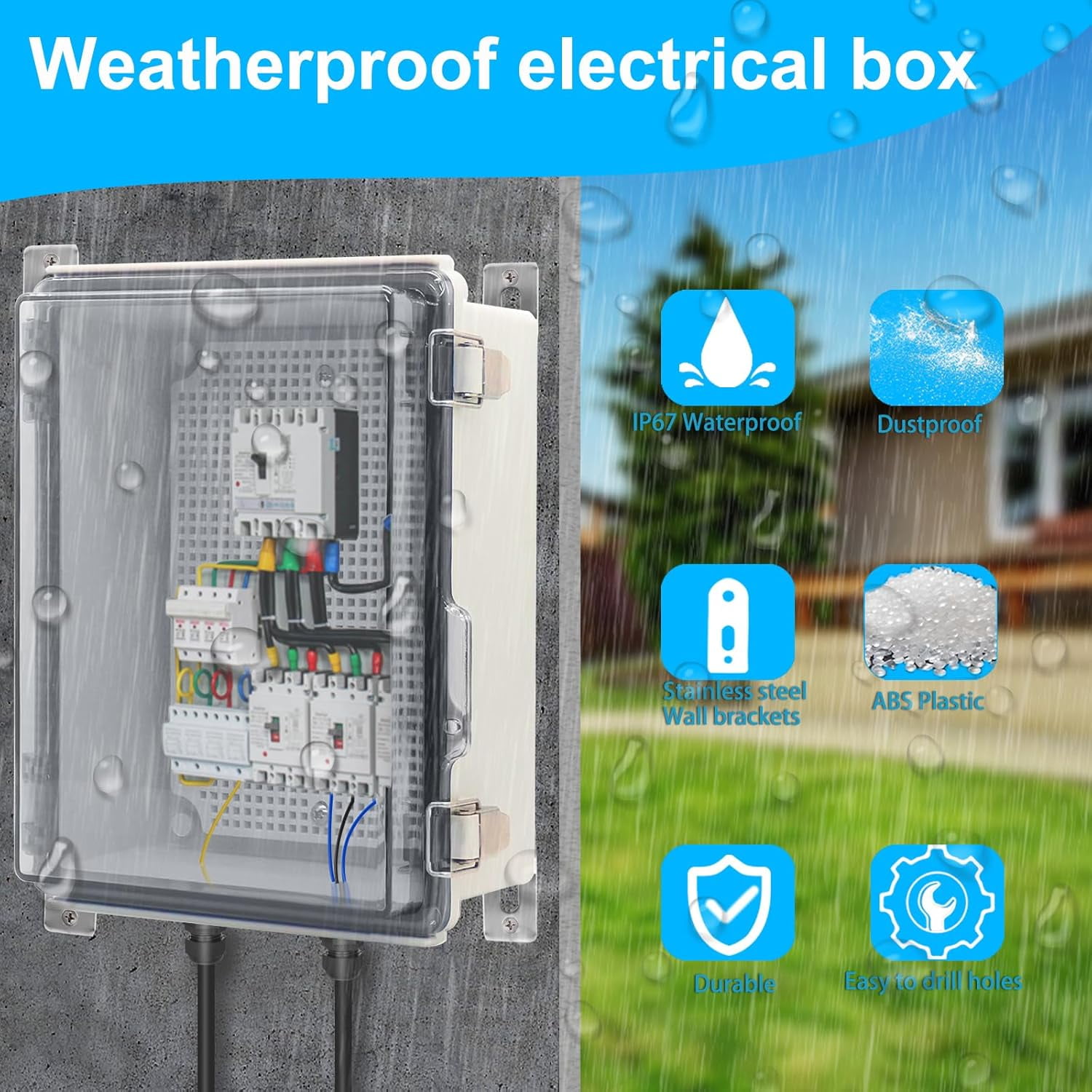 TG4THT-Waterproof Electrical Box, IP67 Junction Box Stainless Steel ...