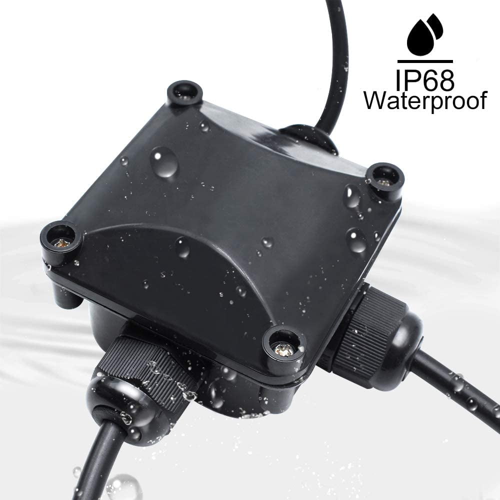 TG4THT-Waterproof Junction Box, IP68, 3-Way Outdoor Cable Connectors ...