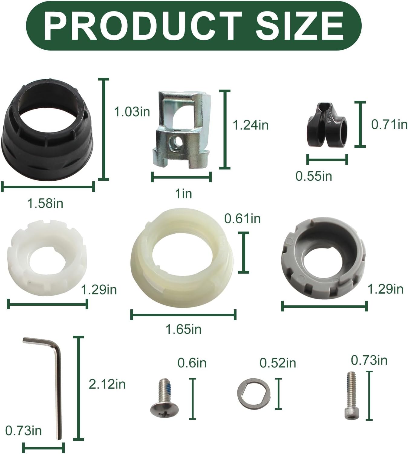 TG4THT-for Moen 93980 Replacement Handle Adapter Kit, Single Handle ...