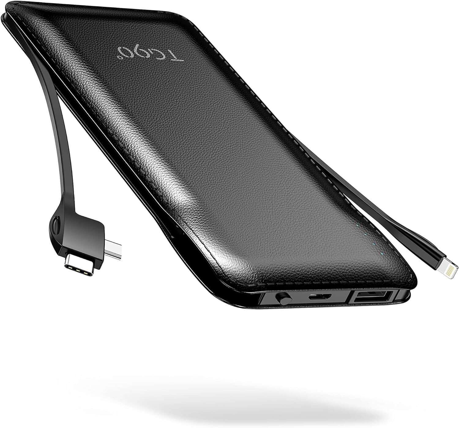 TG90° Power Bank with Built in AC Wall Plug, Ultra Slim 10000mah ...