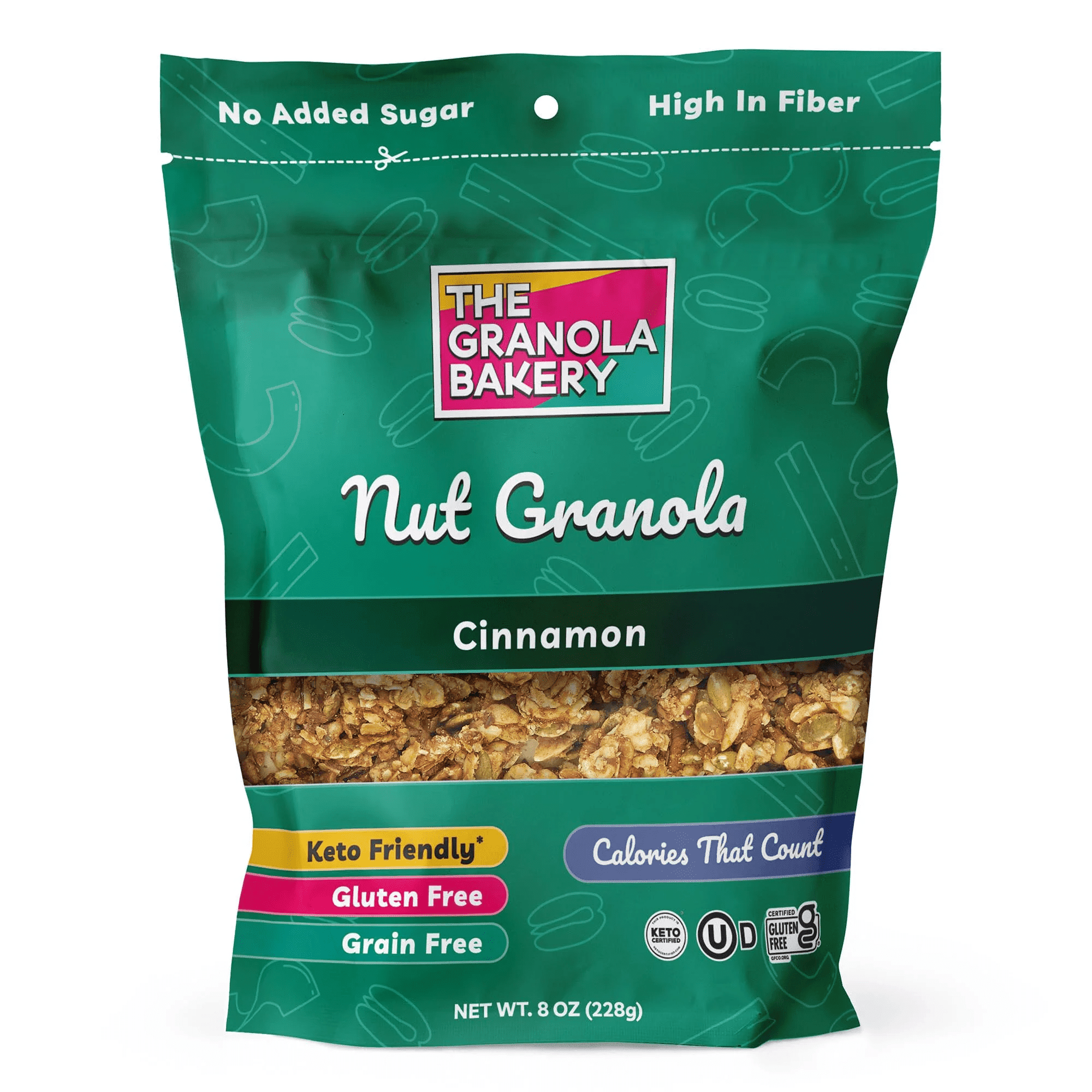 TGB Cinnamon Granola Cereal, Keto Friendly Snack, No Added Sugar ...