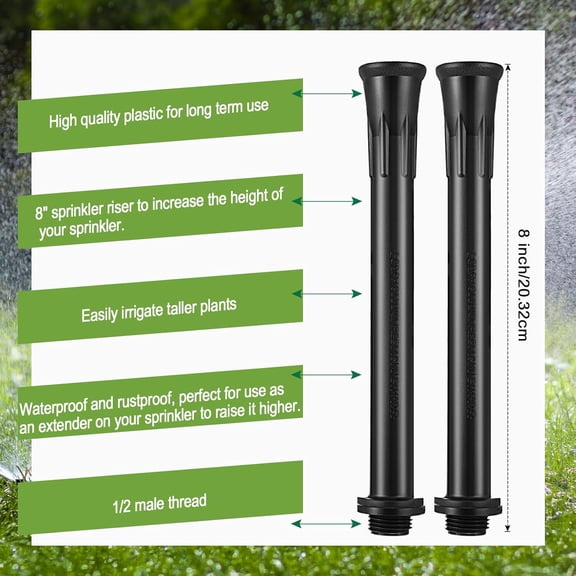 Sprinkler Risers for Garden Irrigation Patio & Garden Supplies