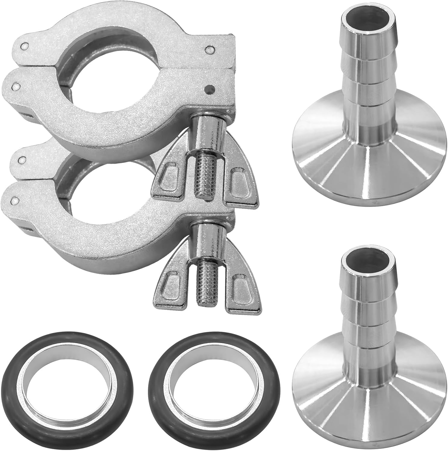 TGHTBA-4 Pack KF25 Aluminium Wing Nut Hinge Clamp with NBR Seals ...