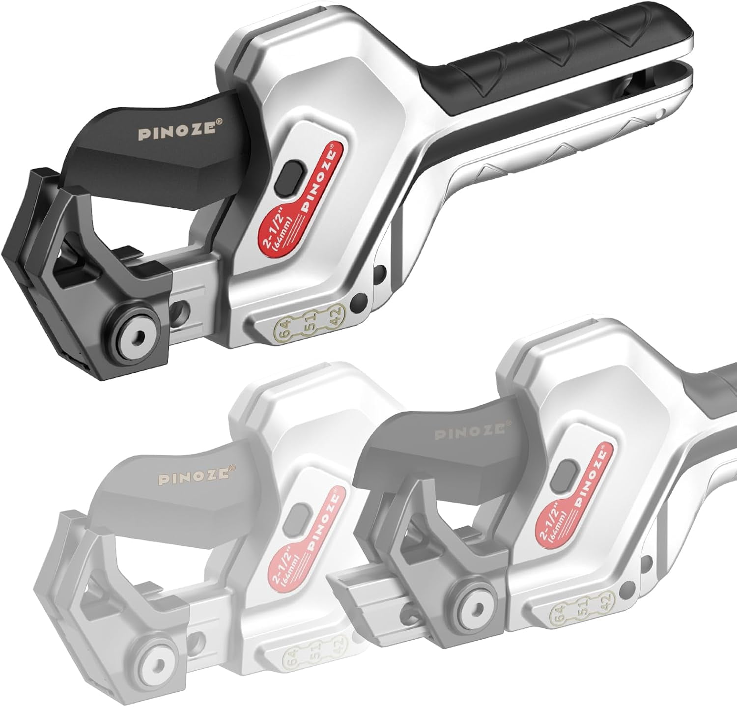 TGHTBA-PVC Pipe Cutter, 3-Gear Adjustable Cut up to 2-1/2”, Ratchet ...