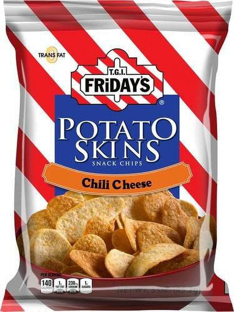 TGI Fridays Chili and Cheese Potato Skins - 3 oz. bag, 6 per case ...