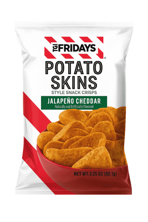 3.25 oz TGI Friday's Jalape o Cheddar Potato Skins Snack - Walmart.com