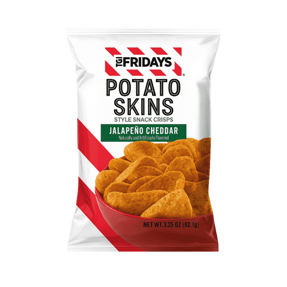TGI Fridays Jalapeno Cheddar Potato Skins Style Snack Crisps, Gluten ...