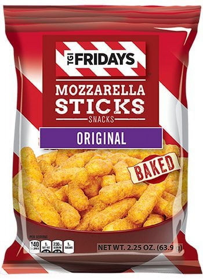 TGI Fridays, Mozzarella Sticks, Original Flavor, 2.25 oz. BIG bag (6 ...