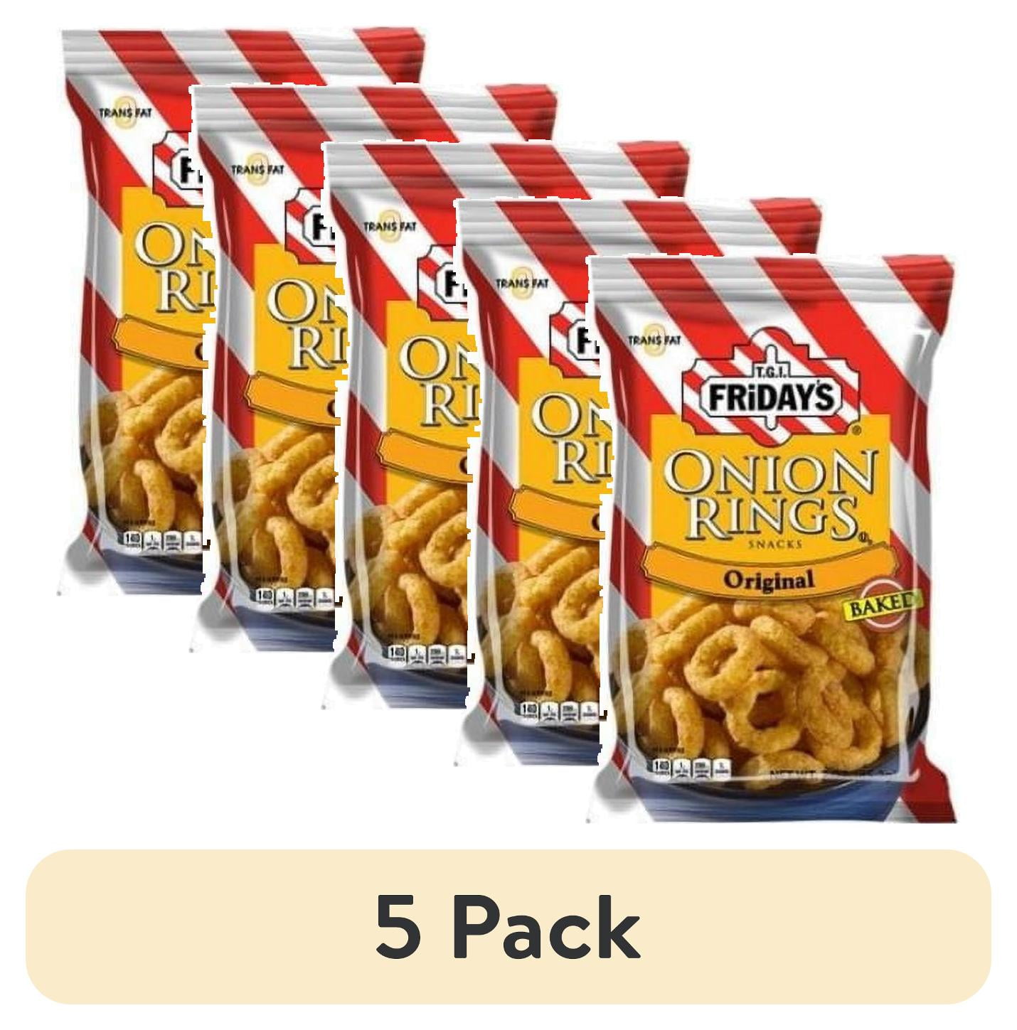 (5 pack) TGI Fridays Onion Rings, 2 Ounce - 6 per case. - Walmart.com
