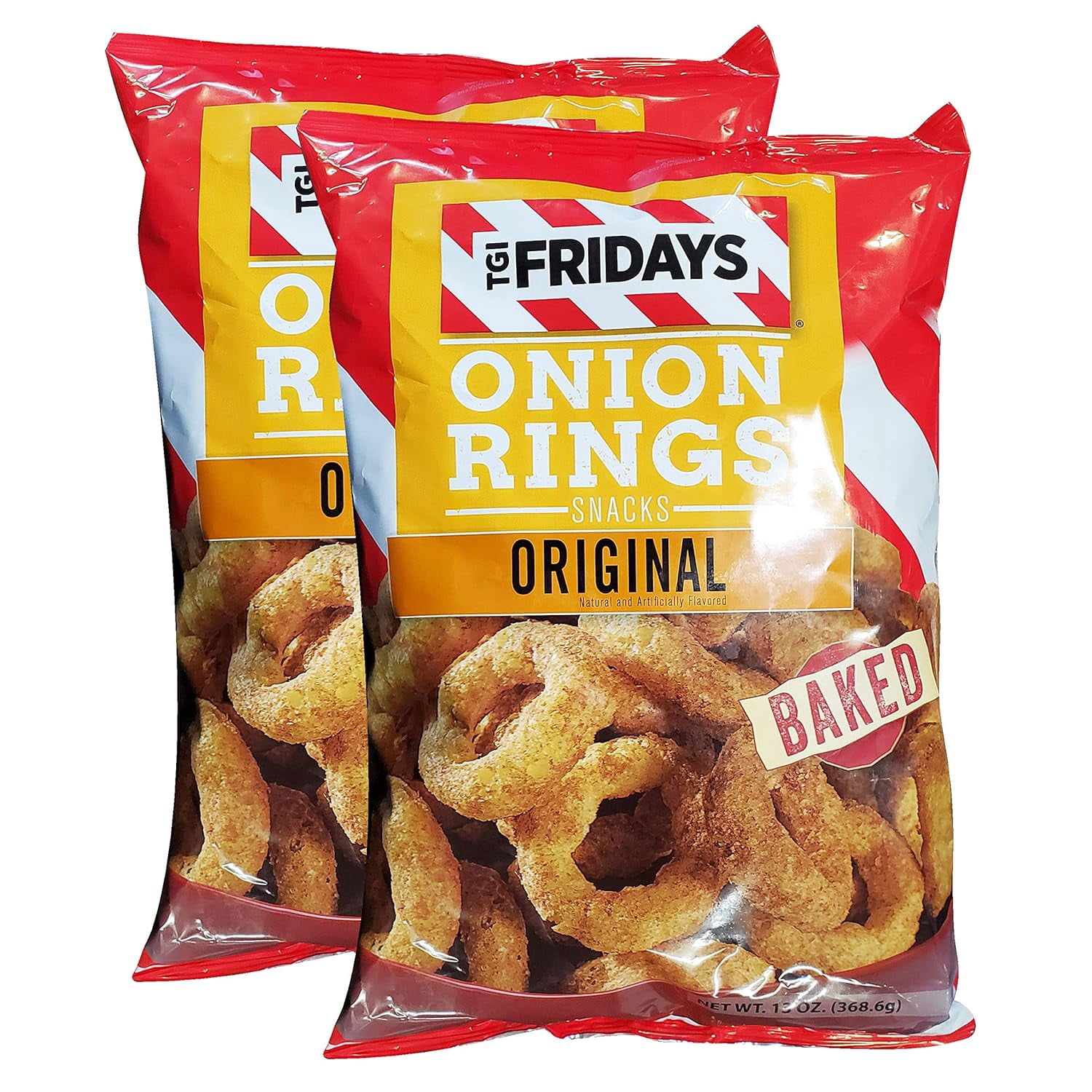 TGI Fridays Original Onion Rings Snack (2 Pack, Total of 26oz ...