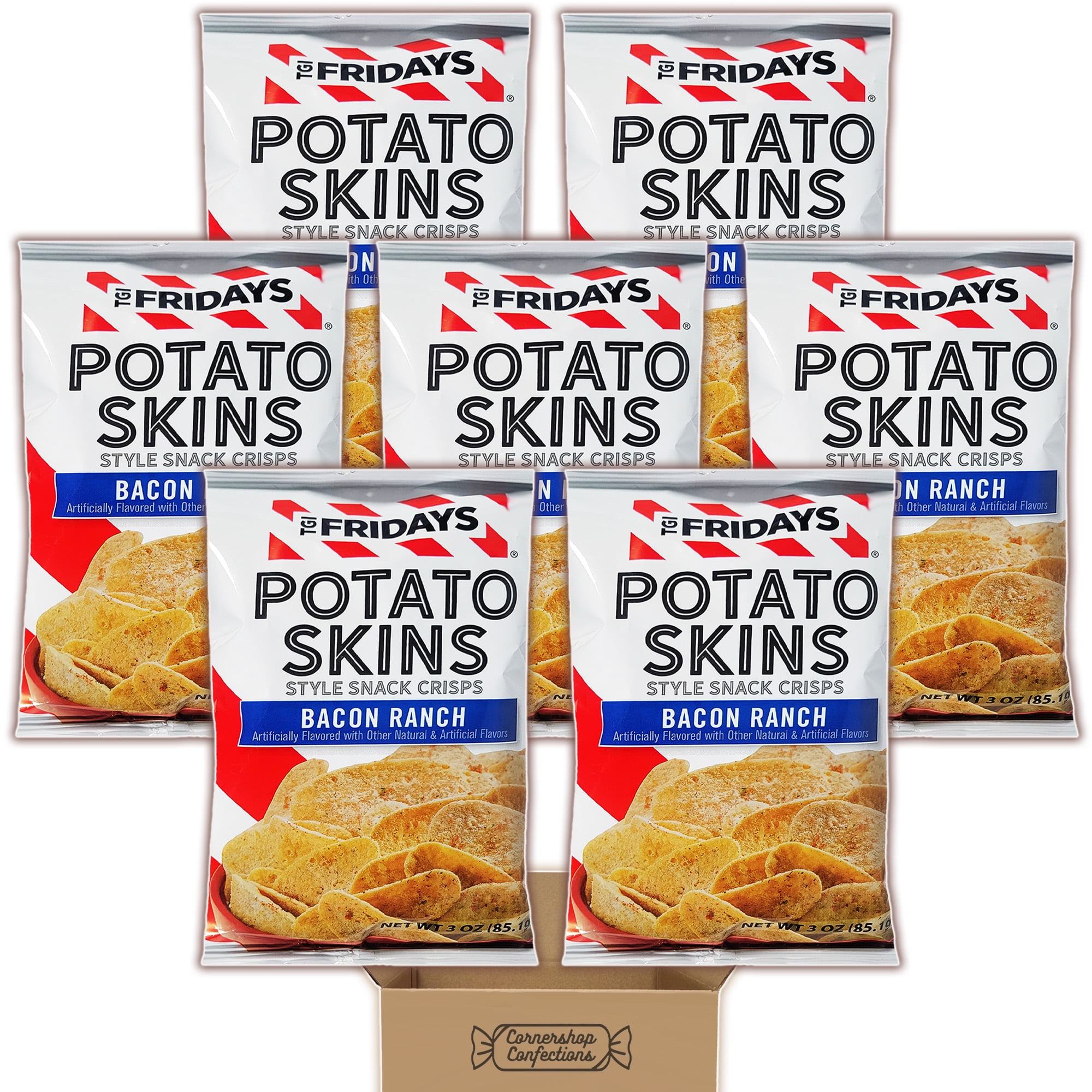 TGI Fridays Potato Skins Bacon Ranch Bundle Pack - 7 Individually ...