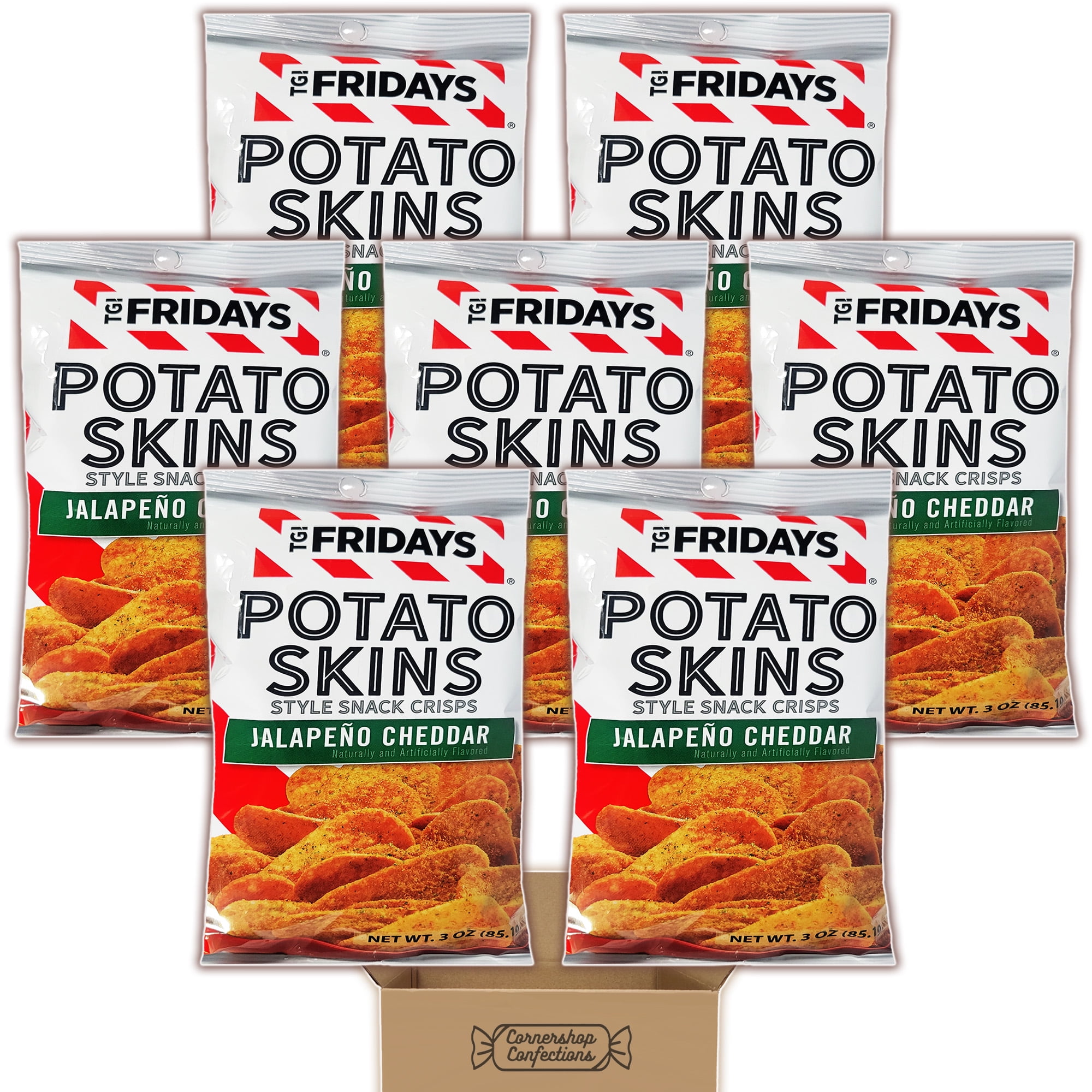 TGI Fridays Potato Skins Jalapeno Cheddar Bundle Pack - 7 Individually ...