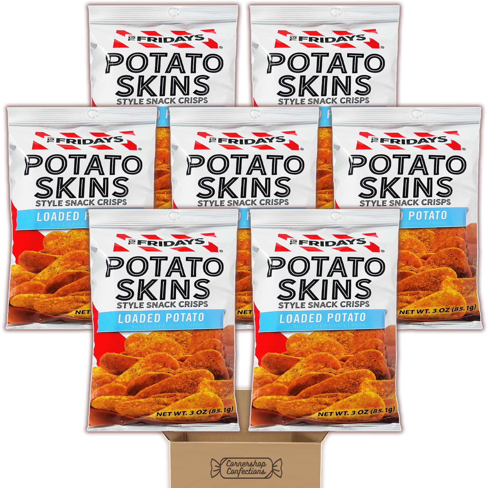 TGI Fridays Potato Skins Loaded Potato Bundle Pack - 7 Individually ...