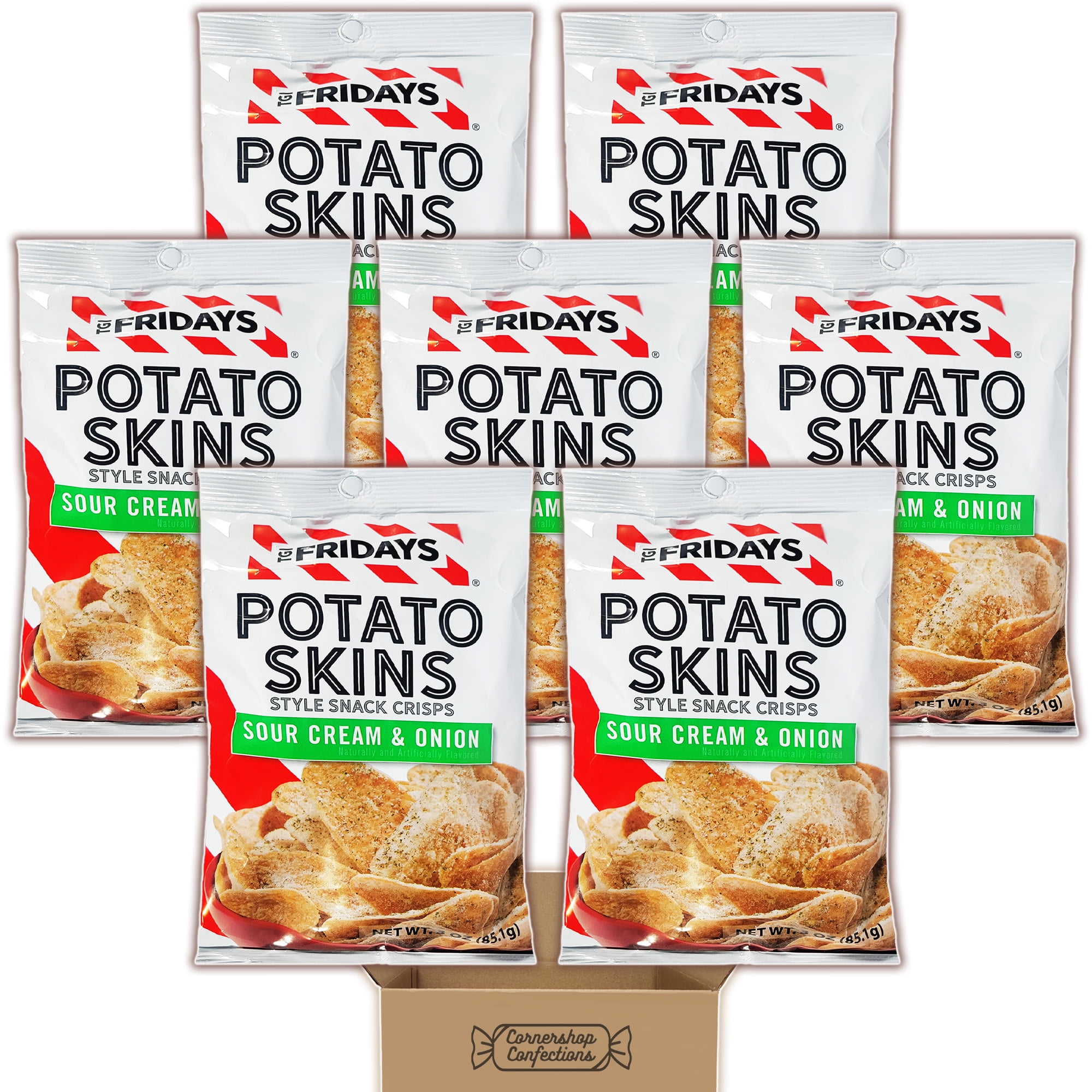 TGI Fridays Potato Skins Sour Cream & Onion Bundle Pack - 7 ...
