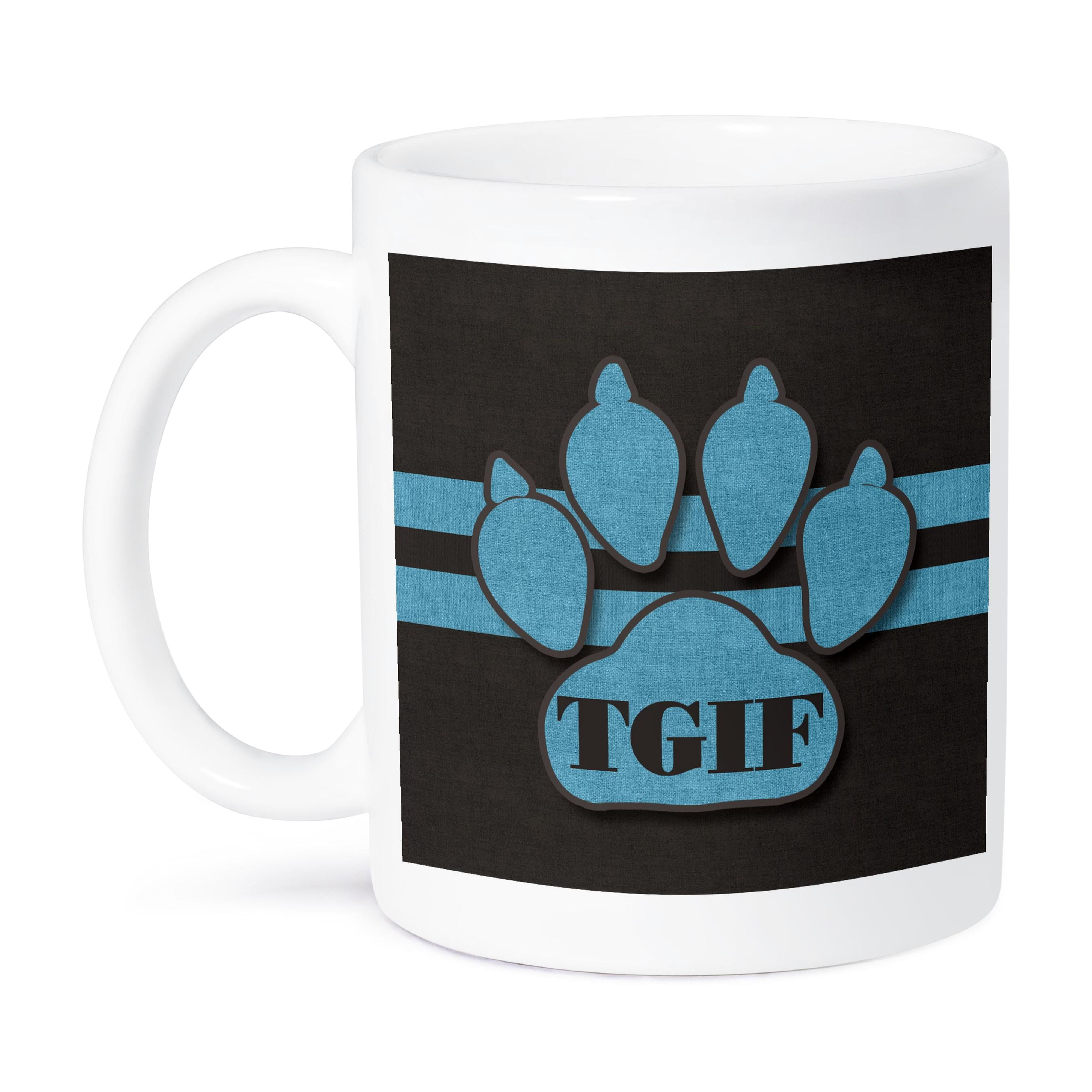 3dRose, TGIF Thank God Its Friday for Dog Lovers in Blue and Brown ...