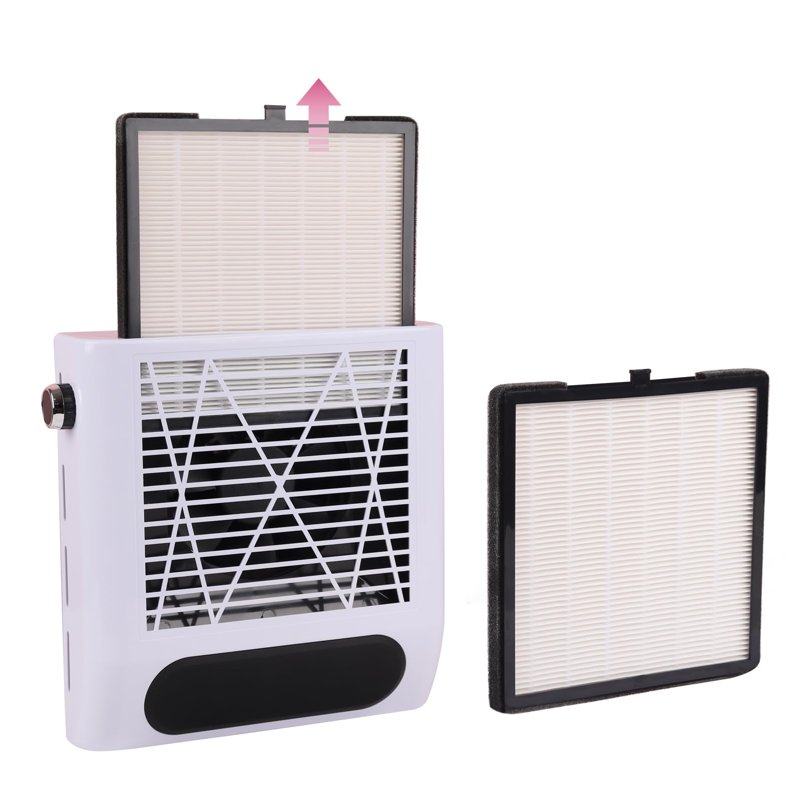 TGIRL Nail Dust Collector Machine Adjustable Nail Vacuum Dust Collector ...