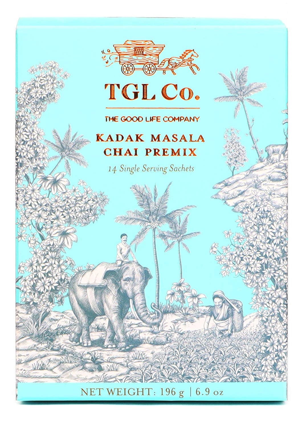TGL Co. Kadak Masala Chai Instant Tea Premix Tea with Masala, 14 ...