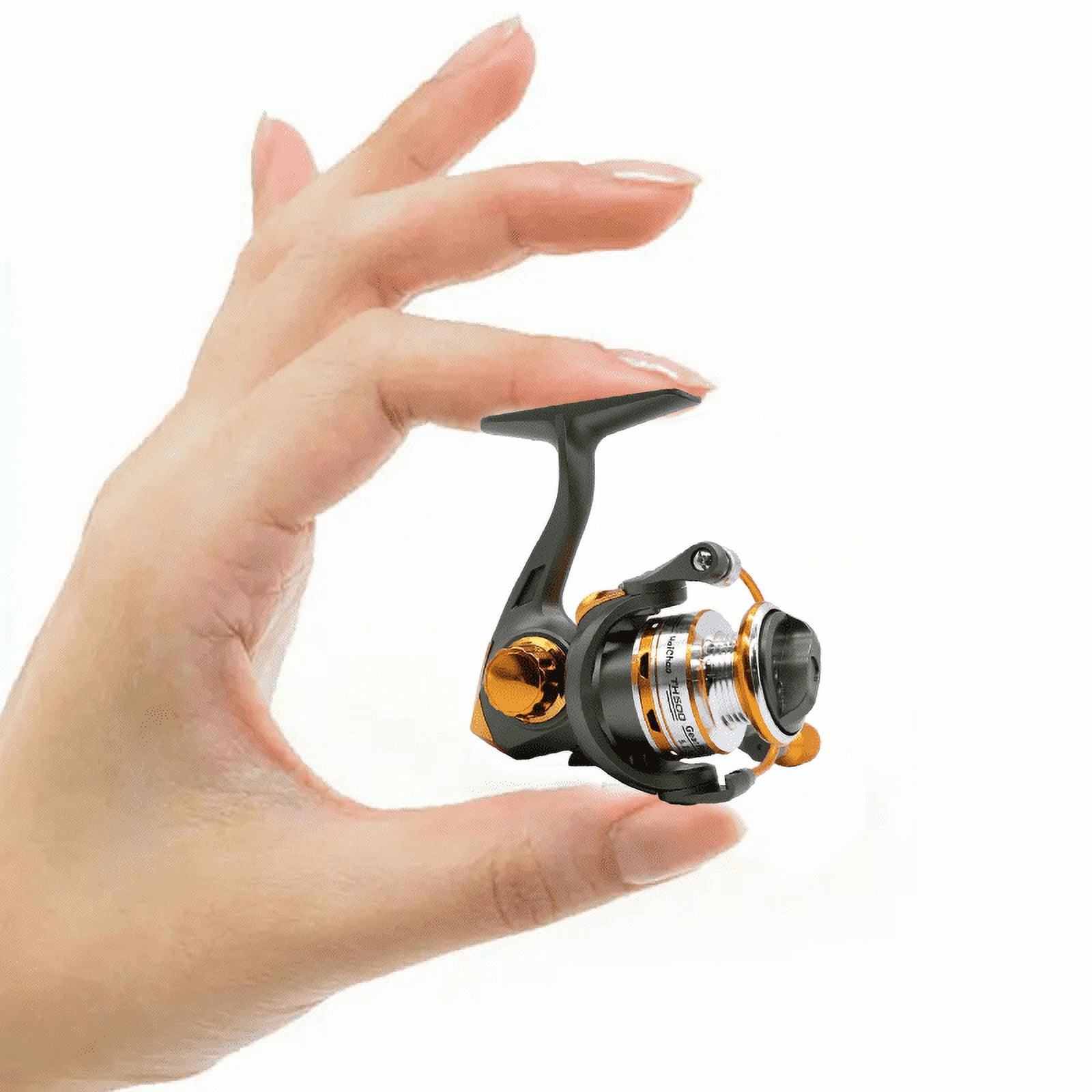 TH Ice Fishing Reel Ultralight Small Spinning Reel Fly Fishing Line ...
