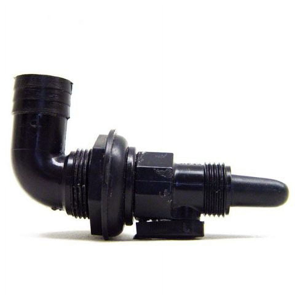 TH Marine 1 1/8 Inch 90 Degree Plastic Boat Livewell Aerator - Walmart.com