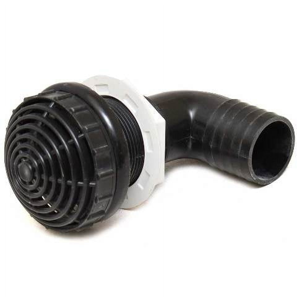 TH Marine Boat Thru Hull Fitting TH-1590AFD | 90 Degree w/ Strainer ...