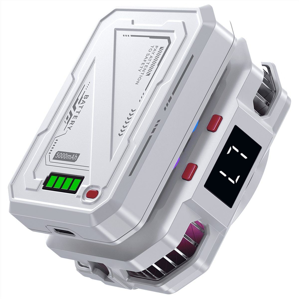 TH10 Semiconductor Phone Cooler Radiator 5000mAh Long-Lasting Ice ...