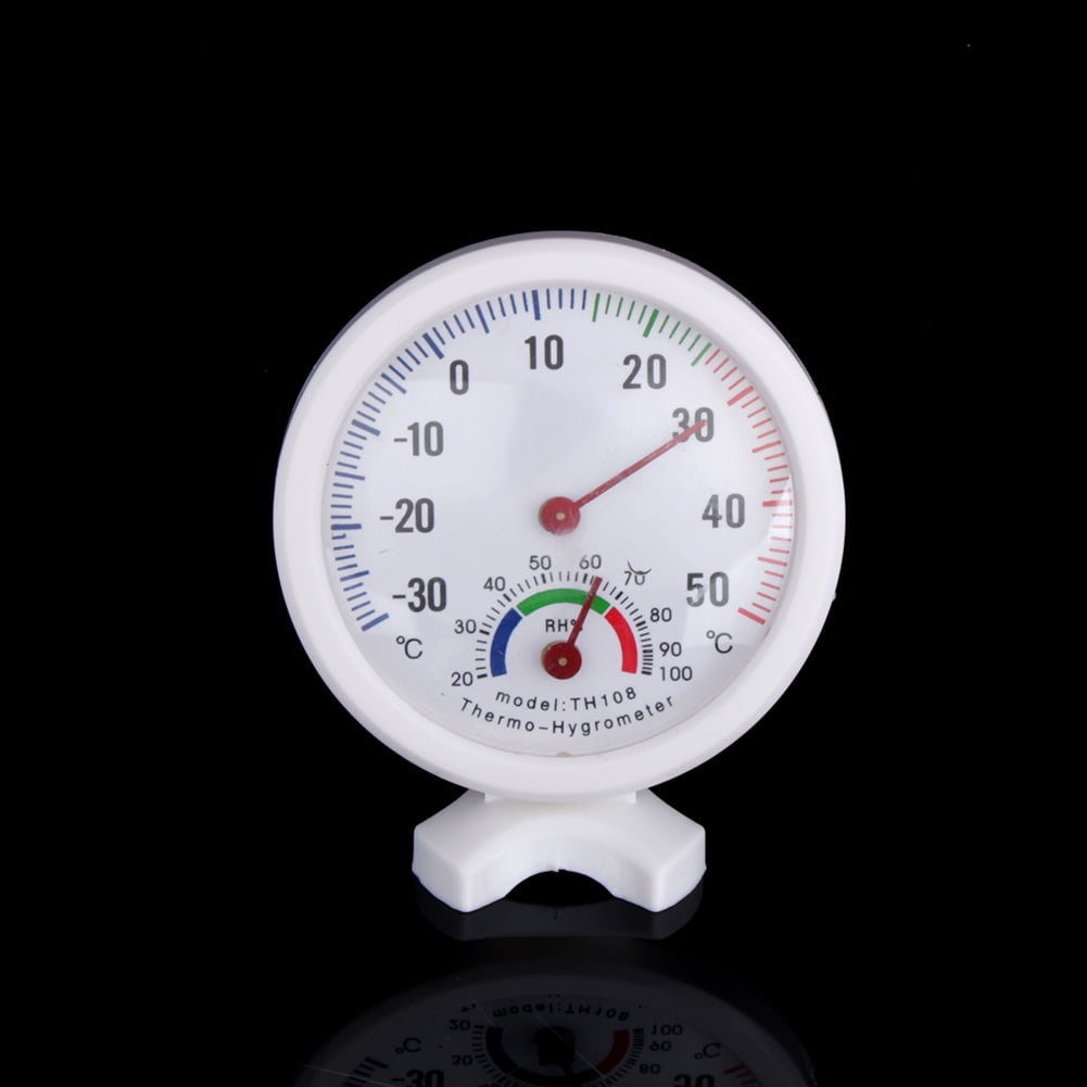 TH108 Indoor Analog Temperature Humidity Meter Thermometer Hygrometer ...