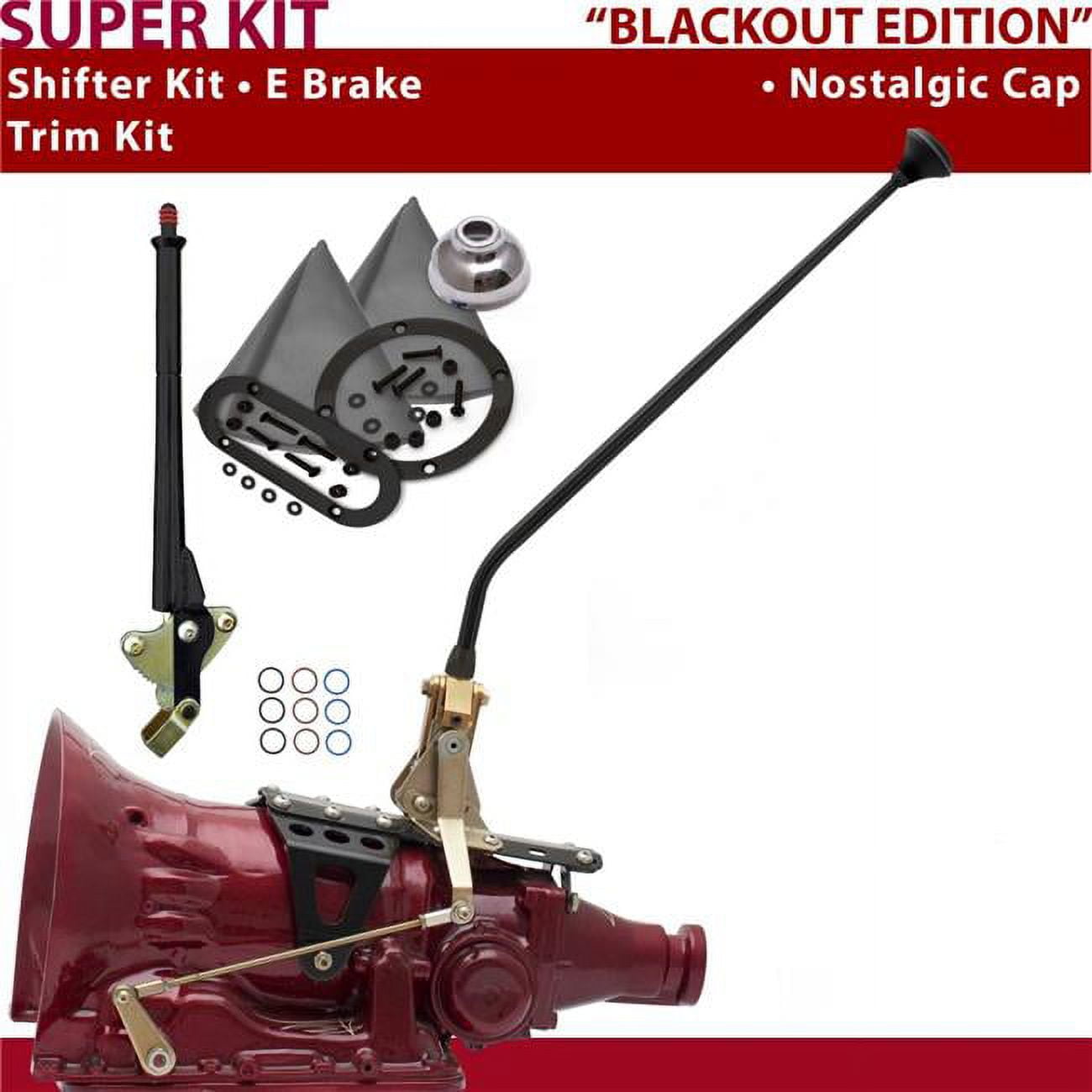 TH350 Shifter Kit Black 23 in. E Brake Trim Kit for DD1D4 - Walmart.com
