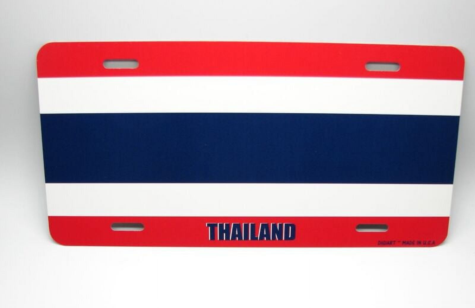 THAILAND FLAG CAR LICENSE PLATE AUTOTAG. THAI FLAG CAR LICENSE PLATE ...