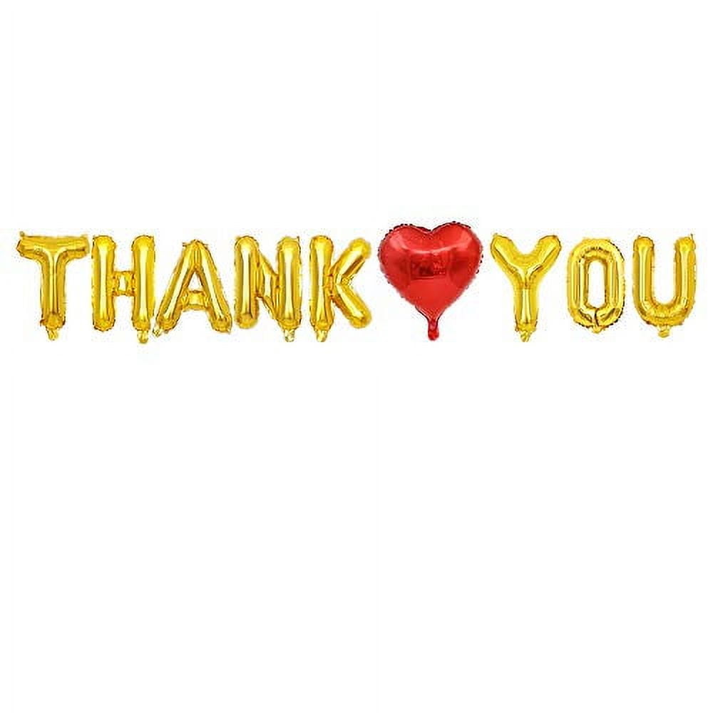 THANK YOU Balloons - Bridal Shower Wedding Anniversary Engagement Party ...