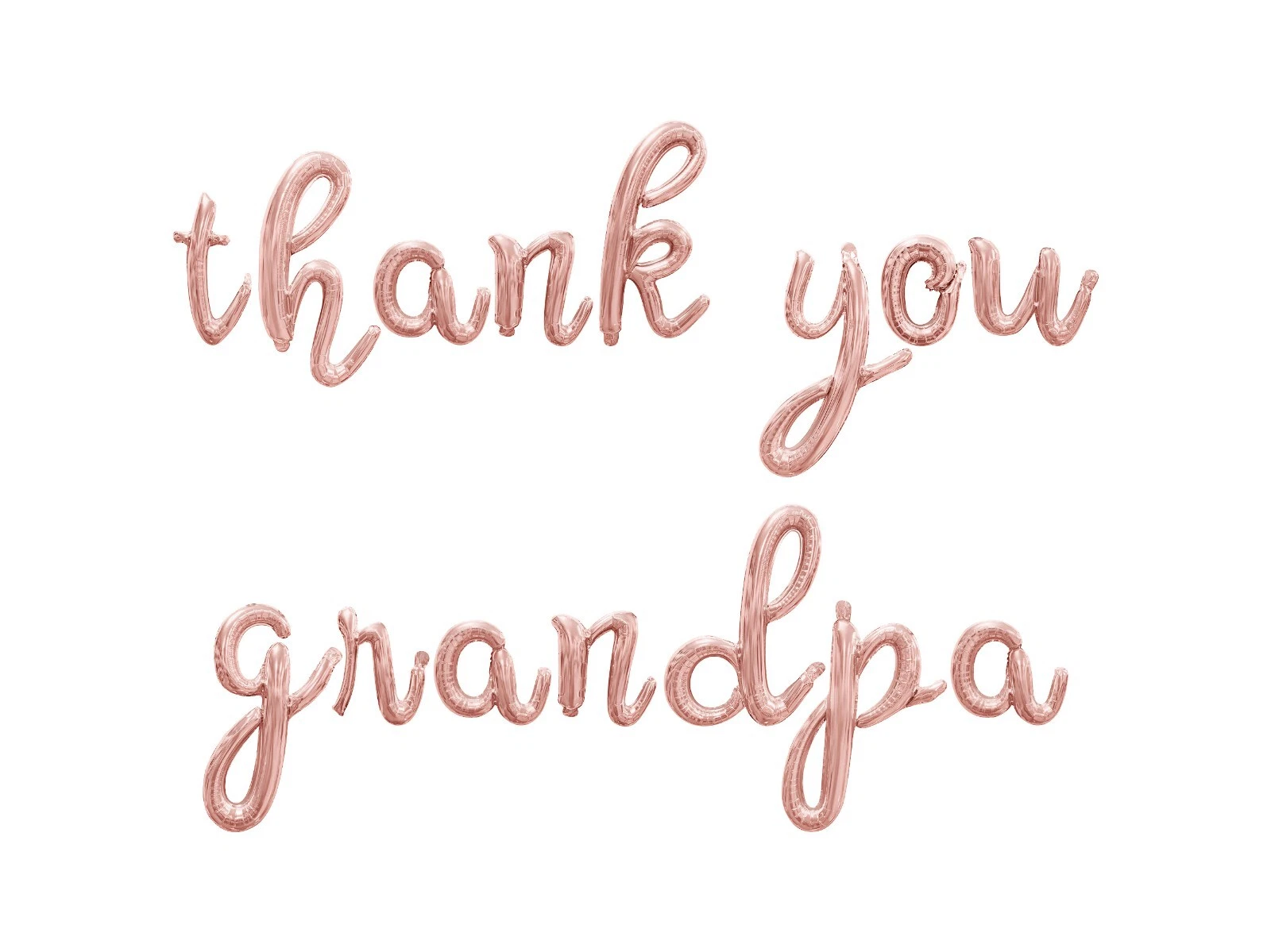 THANK YOU GRANDPA Cursive Letter Balloon Banner - Grandparents Day ...