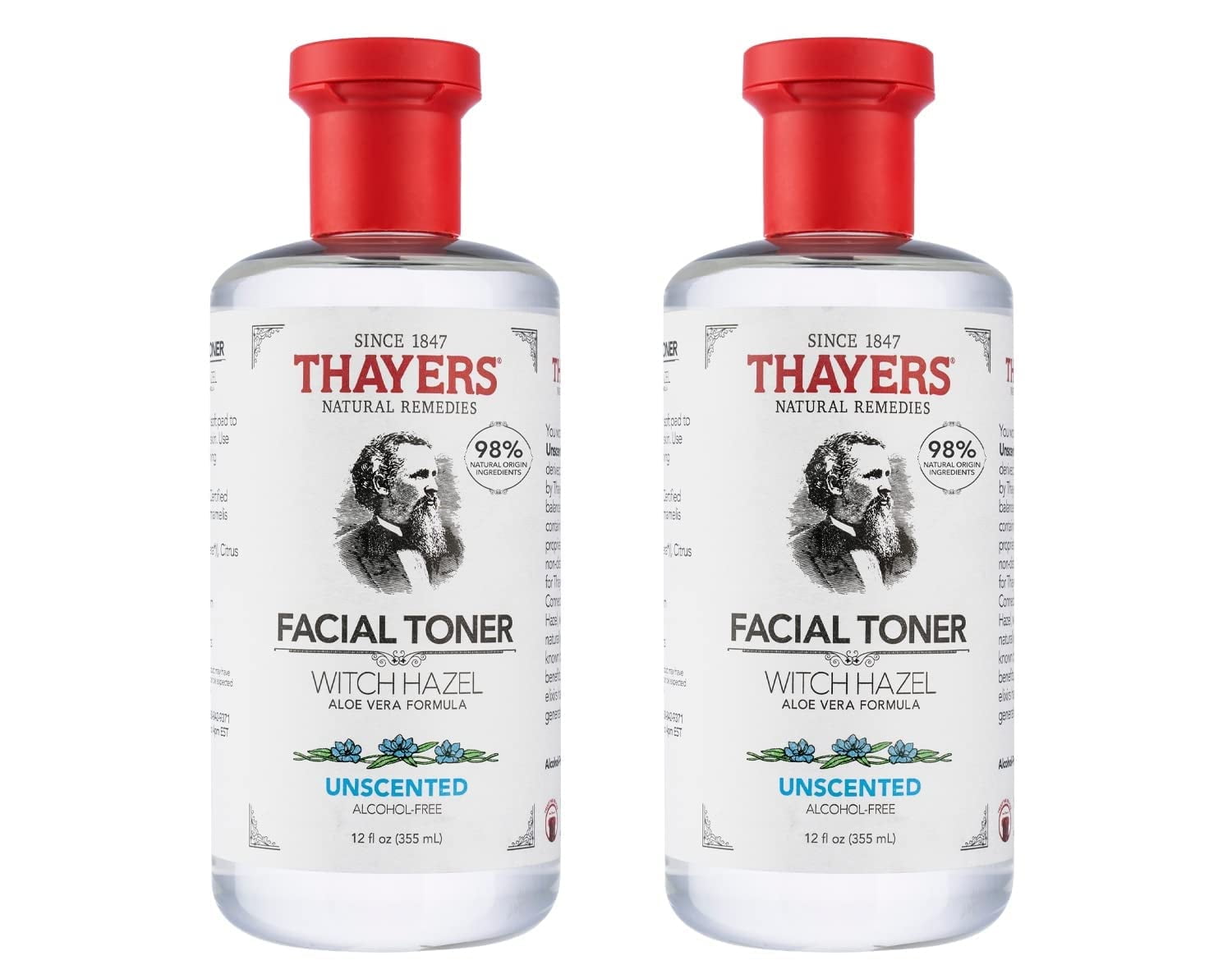 THAYERS Alcohol-Free, Hydrating, Unscented Witch Hazel Facial Toner ...