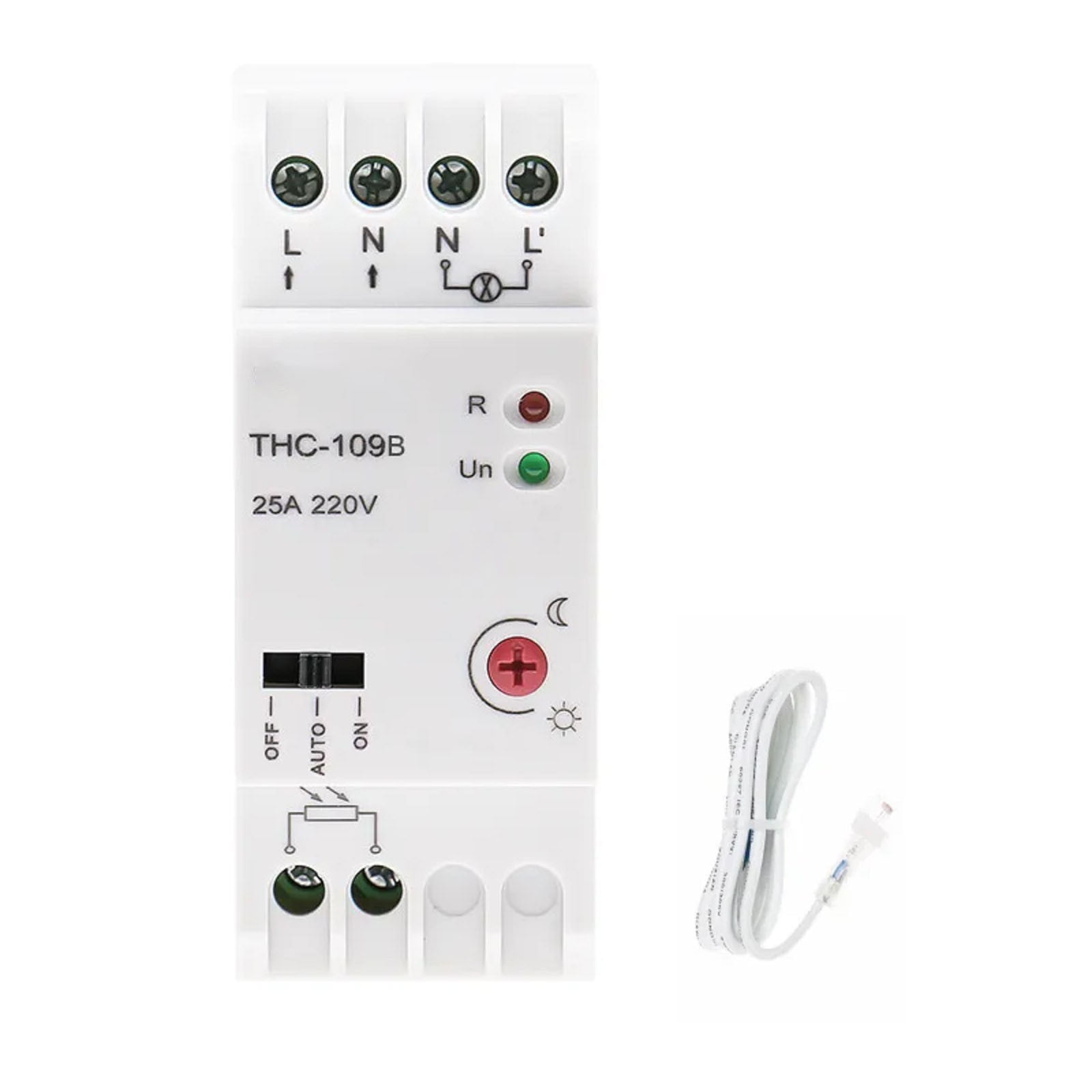 THC-109B Light Controller Switch With Sensor AC220V Din Rail Lamp ...
